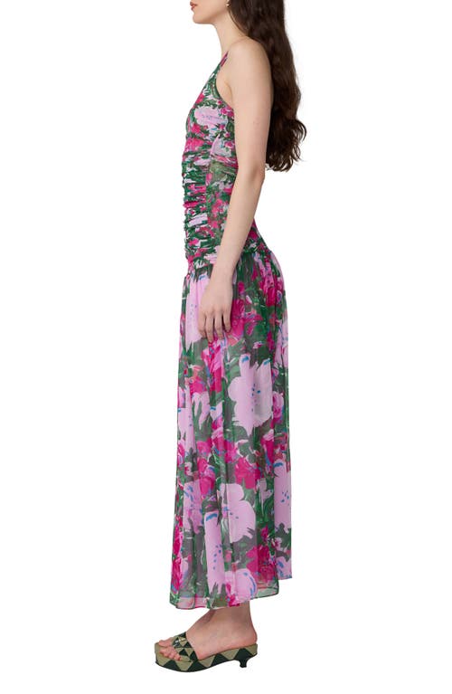 DIANE VON FURSTENBERG Diane von Furstenberg Lorna Floral Ruched Midi Dress